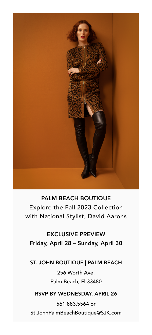 Fall 2023 Collection | St. John Boutique - Worth Avenue